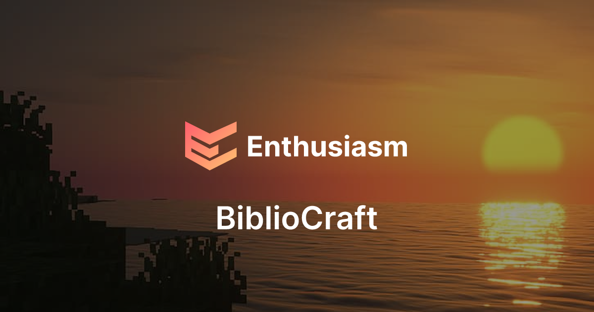 Мод BiblioCraft - Enthusiasm - Уникальные сервера Майнкрафт с модами