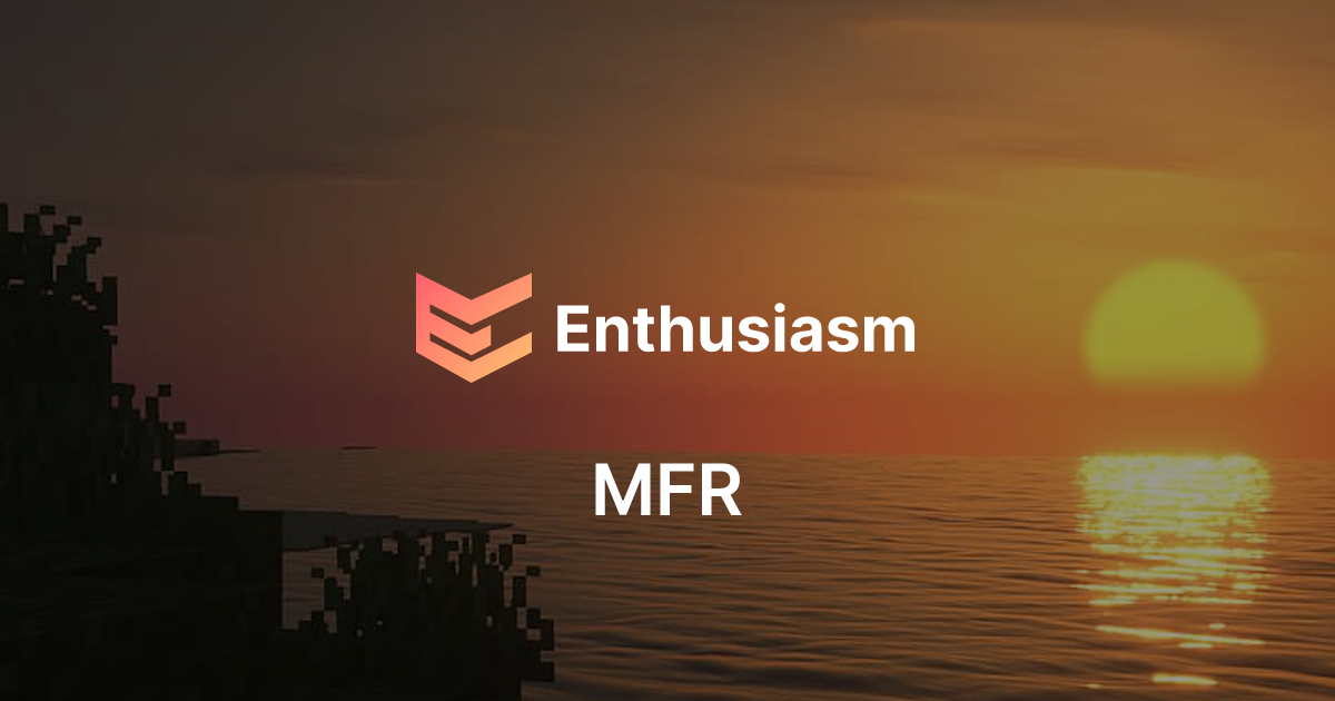 Мод MFR - Enthusiasm - Уникальные сервера Майнкрафт с модами